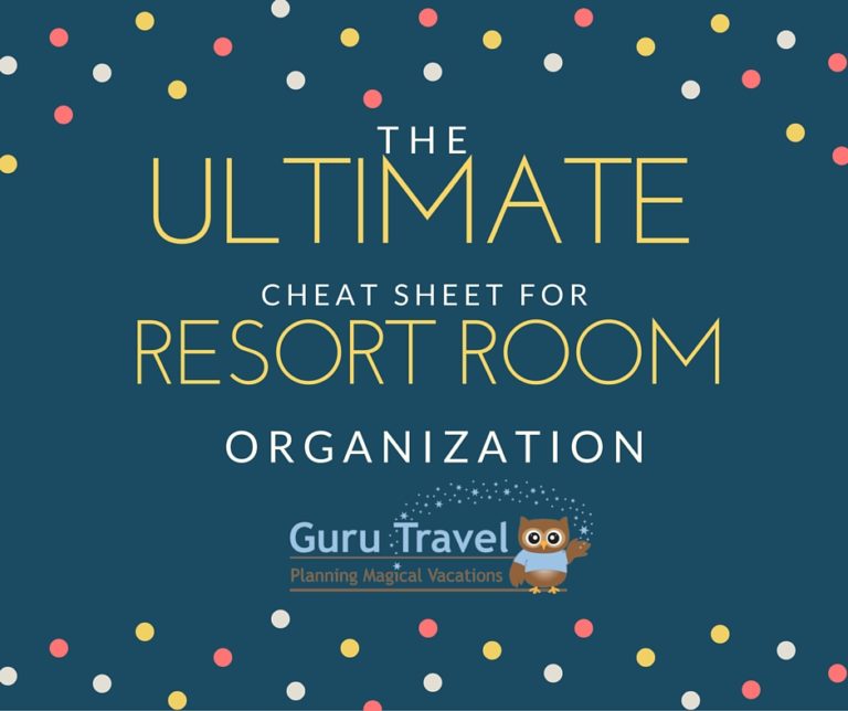 The Ultimate Cheat Sheet on Resort Room Organization | Guru Travel