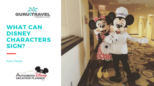 What Can Disney Characters Sign? – Guru Travel